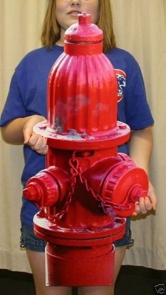 Red Fire Hydrant Metal Wall Hanging Sign : 34" x 15" - Walmart.com