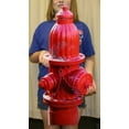 Red Fire Hydrant Metal Wall Hanging Sign : 34" x 15" - Walmart.com