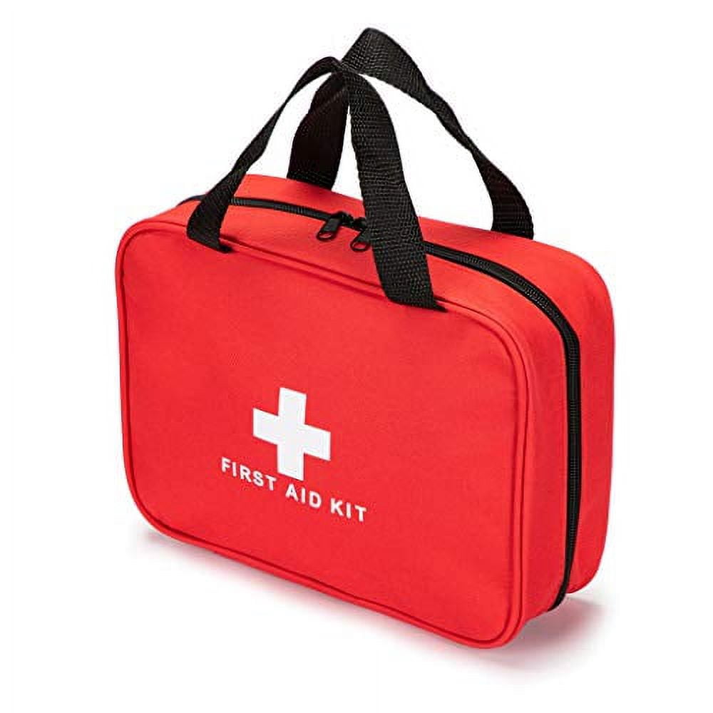 Red First Aid Bag Empty - Compact and Versatile Emergency Pouch for ...