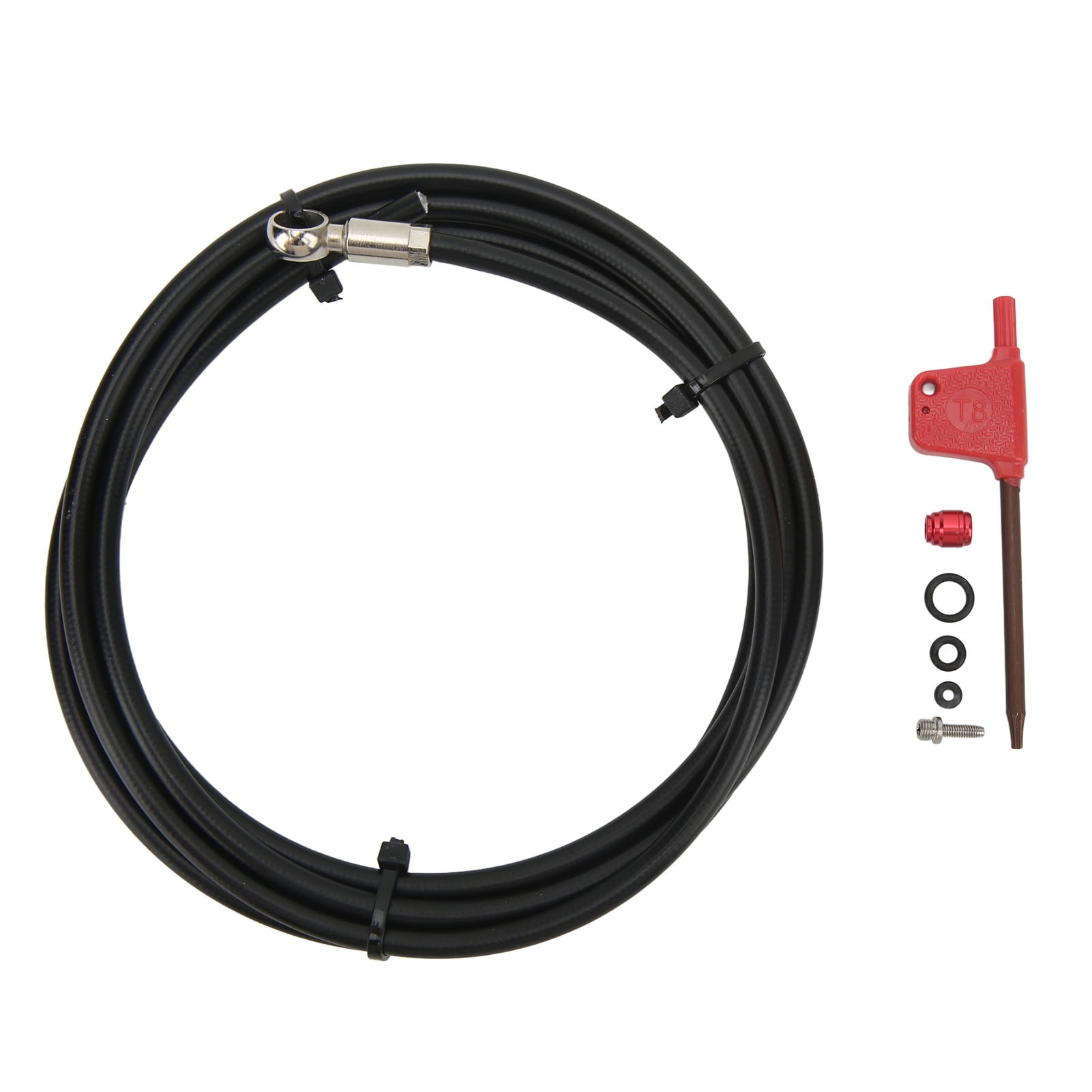 Red Flag Bike Oil Hose Kit with Wrench, Olive Connector & Oil Needle ...