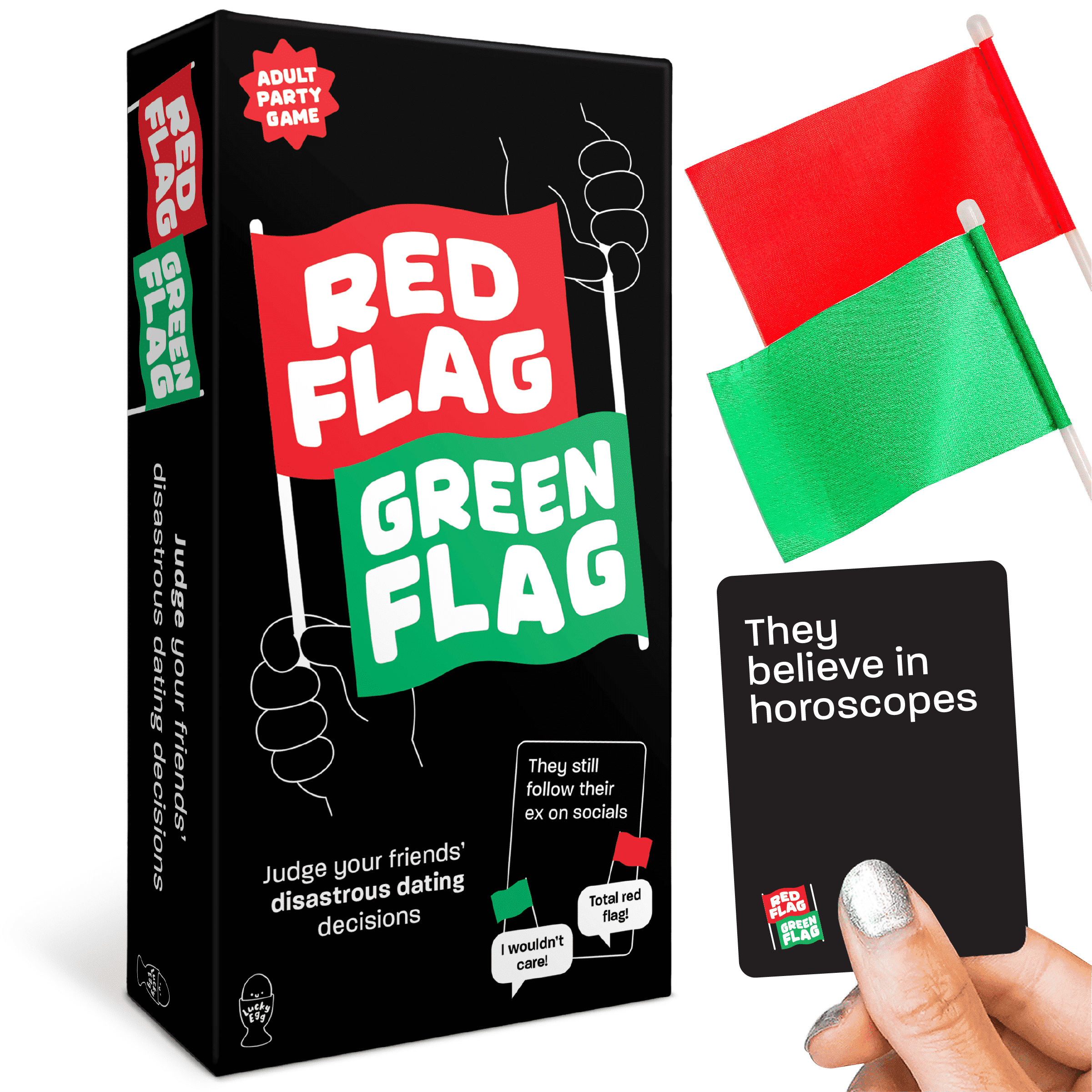 Red Flag Green Flag – A Party Game to Judge Your Friends’ Dating ...