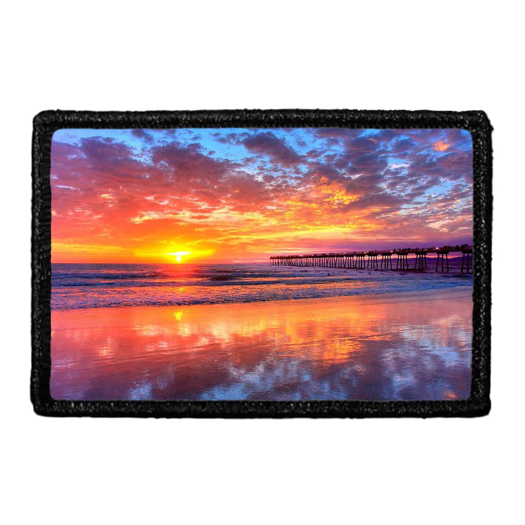 Red Flash Hermosa Beach, California Morale - Removable Patch - Walmart.com