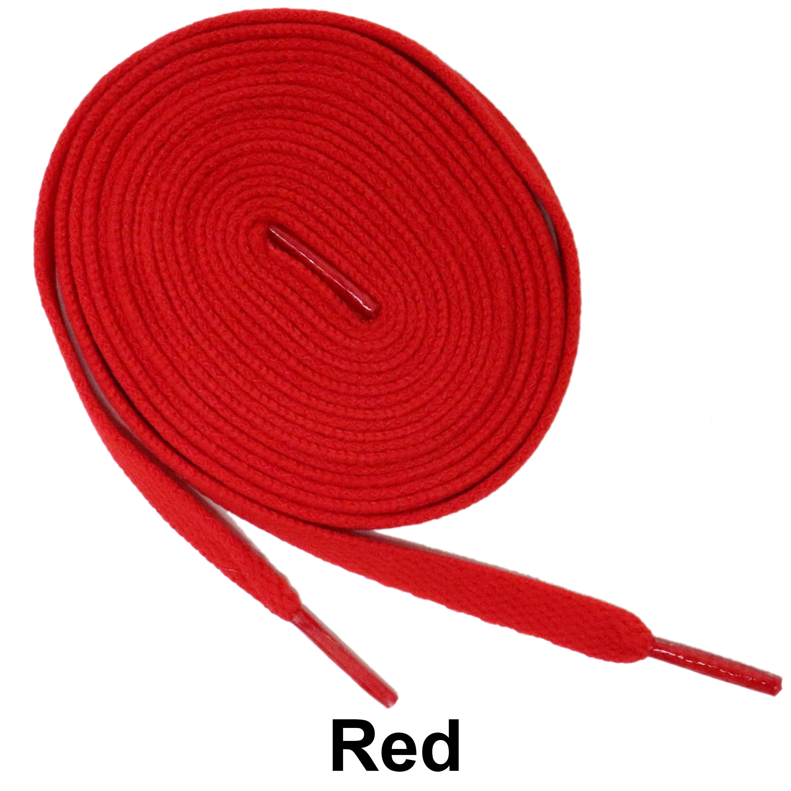 Walmart Red Flat Athletic Sneaker Shoelaces, 5 Lengths: 27", 36", 45 ...