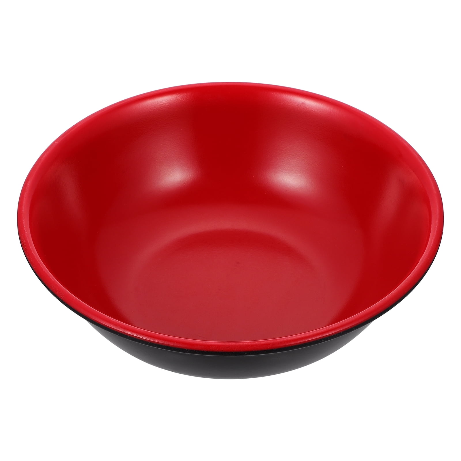 Red Flatware Cereal Ceramic Soup Bowl Bowls with Lids Container ...