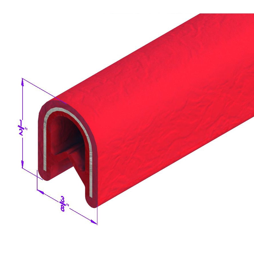 Red Flexible Plastic Push-On Windlace Fits Cars in the 1960 - LP 200-B ...