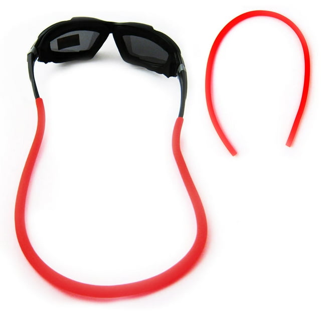 Red Floating Sunglass Strap Rubber Retainer Holder Sport Sunglasses ...