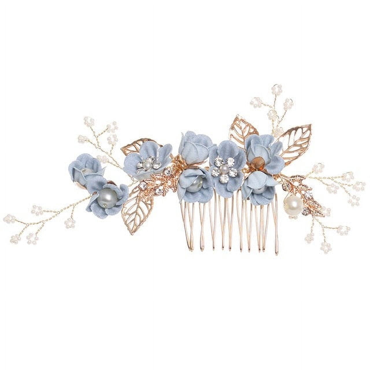 Red Flower Hair Comb (Hair decor) in Combs, Pins and Clips - Walmart.com