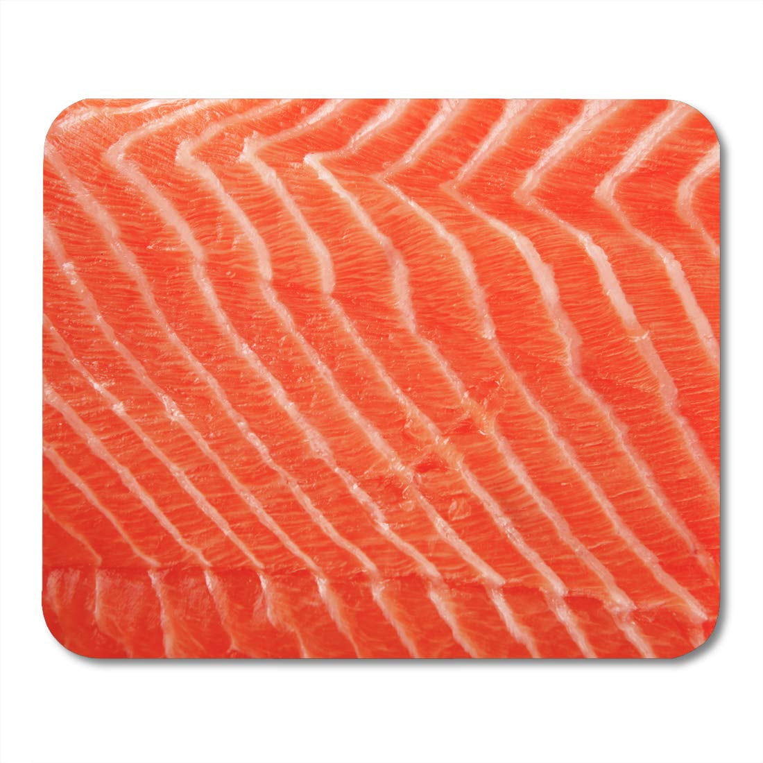 Red Food Piece of Big Salmon Fillet Over White Pink Fish Skin Meat ...