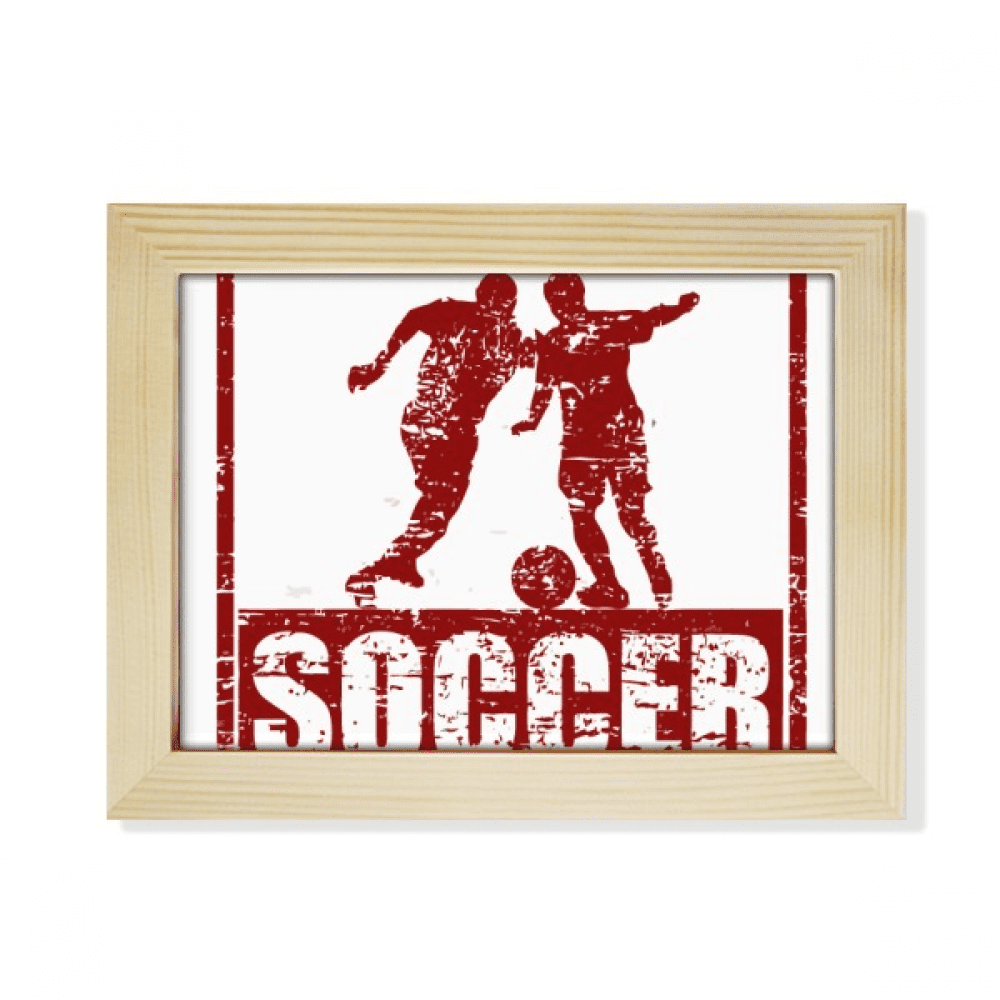 Red Football Player Grab Football Desktop Photo Frame Picture Art ...