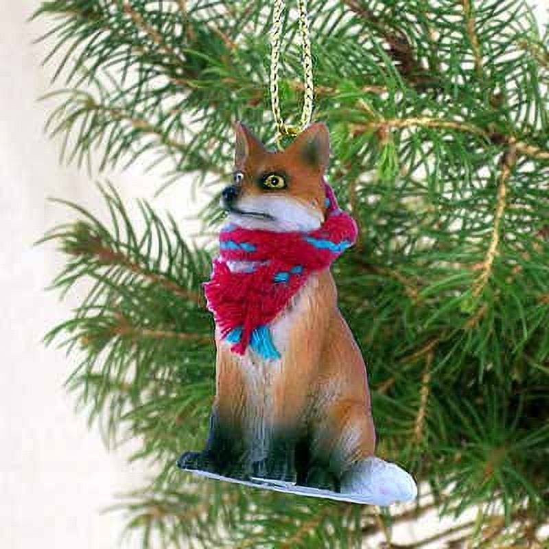 Red Fox Christmas Ornament F44 - Walmart.com