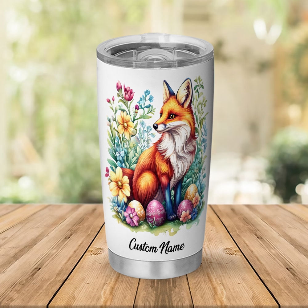 Red Fox Gifts, Red Fox Animal’s Name – Custom Cup for Animal Lovers ...