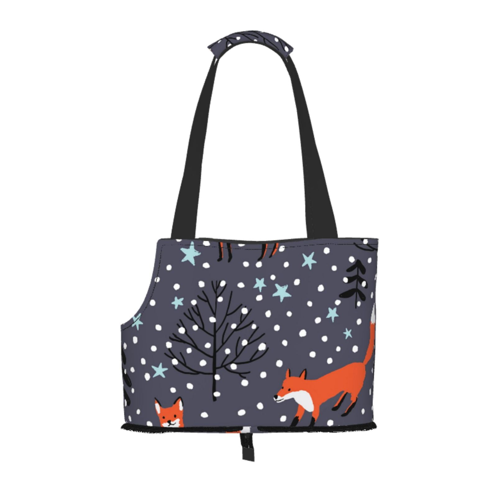 Red Fox In The Night Soft Sided Travel Pet Carrier Tote Hand Bag ...