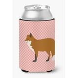 Red Fox Pink Check Can or Bottle Hugger - Walmart.com