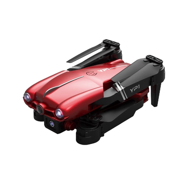 Red Fpv Drone With Dual 1080P Hd Camera Foldable Rc Quadcopter Altitude ...