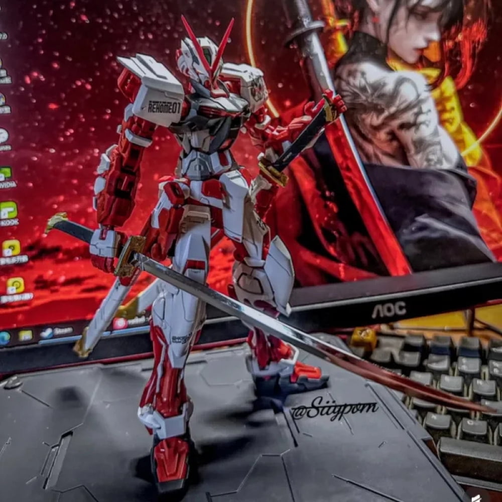 Red Frame MG 1/100 Tactical Cloak Mech Assembly Model Kit Action ...