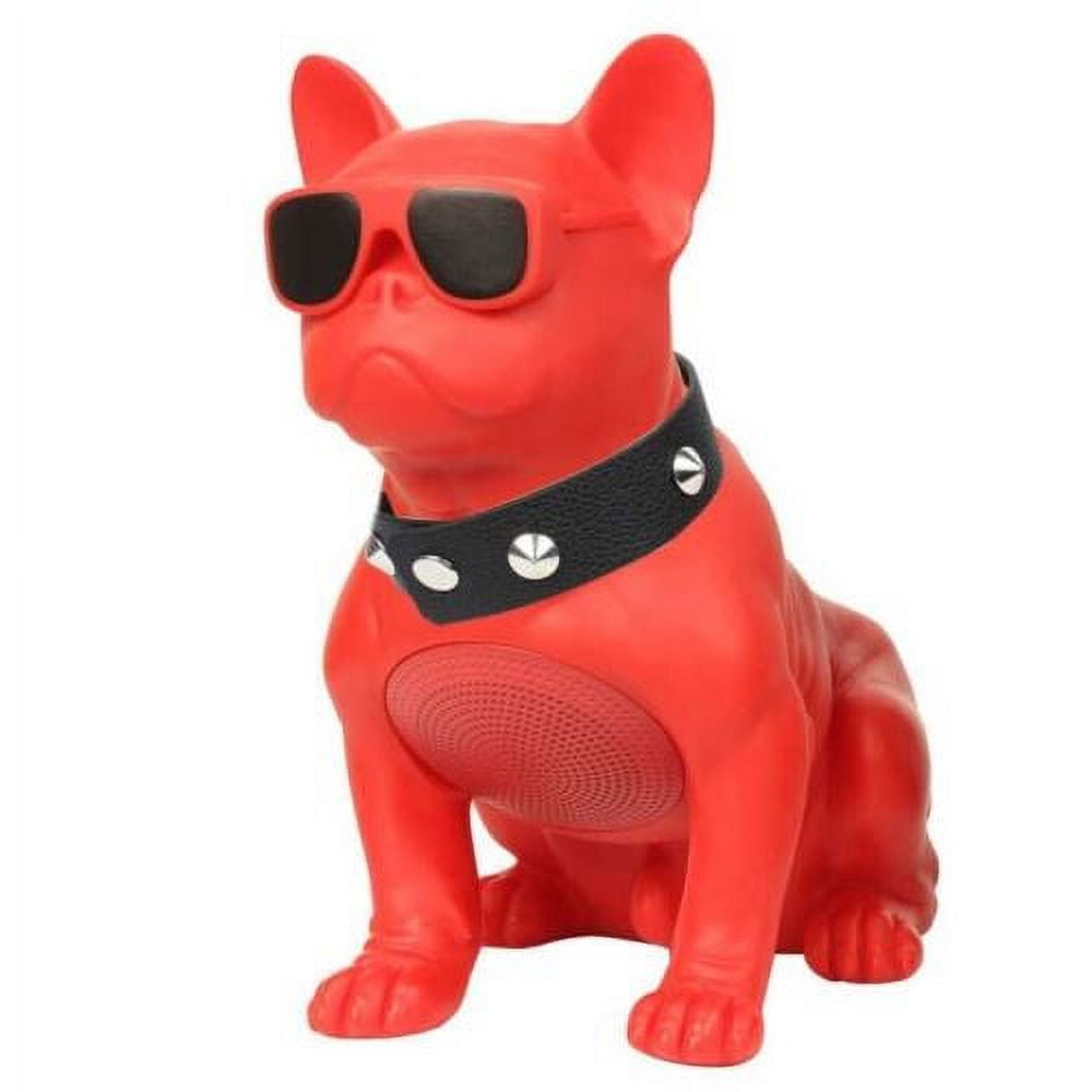 Red French bull dog speaker Bluetooth speaker wireless dog speaker ...