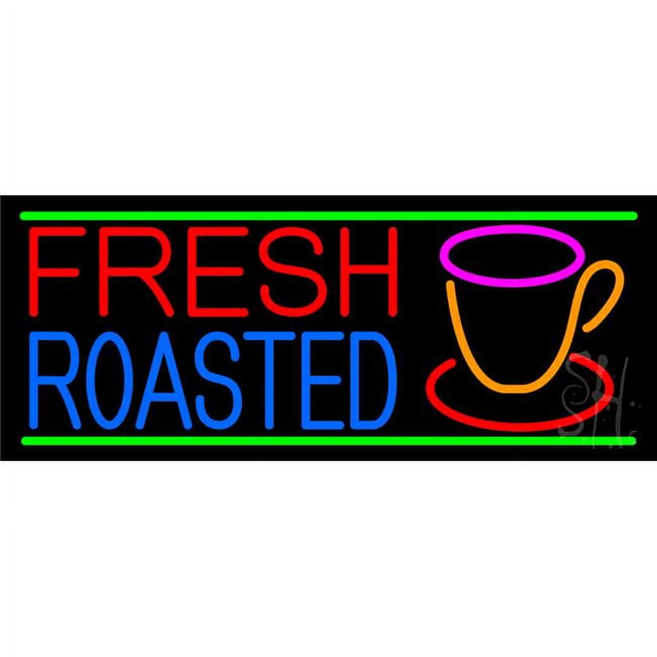 Red Fresh Roasted Coffee Cup Neon Sign, 13 x 32 x 3 in. - Walmart.com