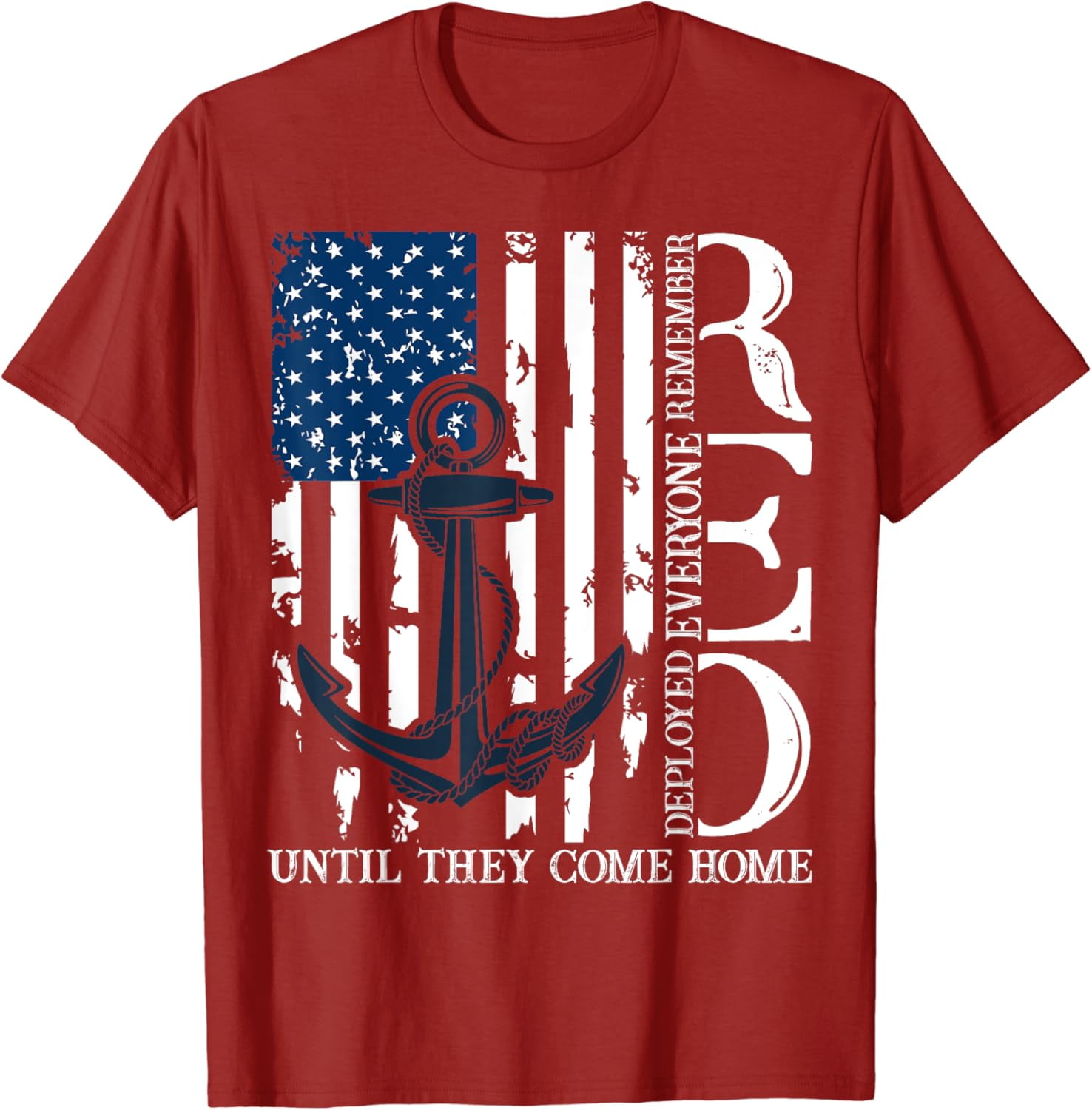 Red Friday Military Memorial Day Veterans Family 4th Of July T-Shirt ...