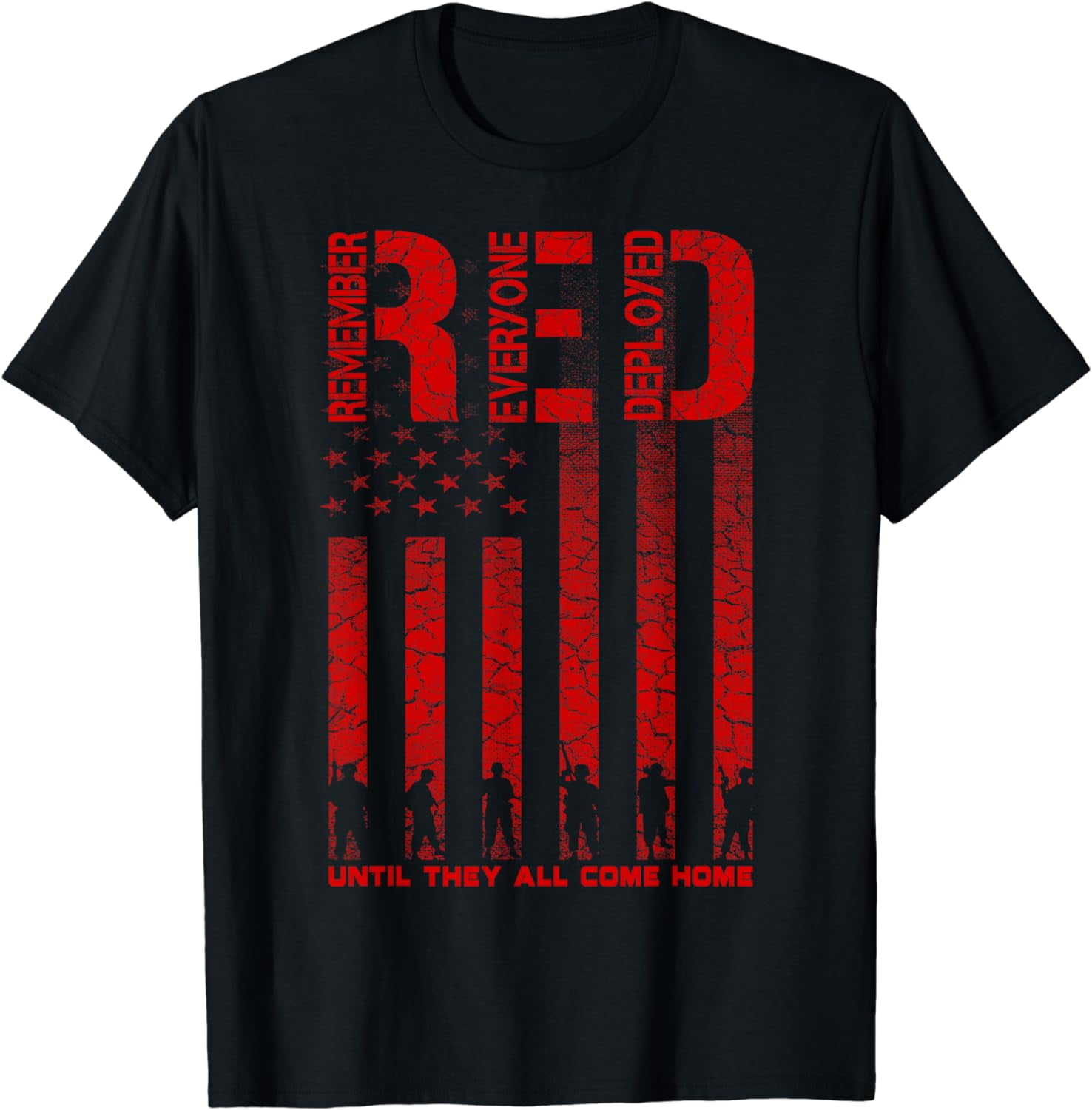 Red Friday Military Veteran Shirt T-Shirt - Walmart.com