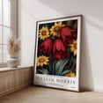Red Fritillary Yellow Daisy Arts Crafts Unframed Paper Print - Walmart.com