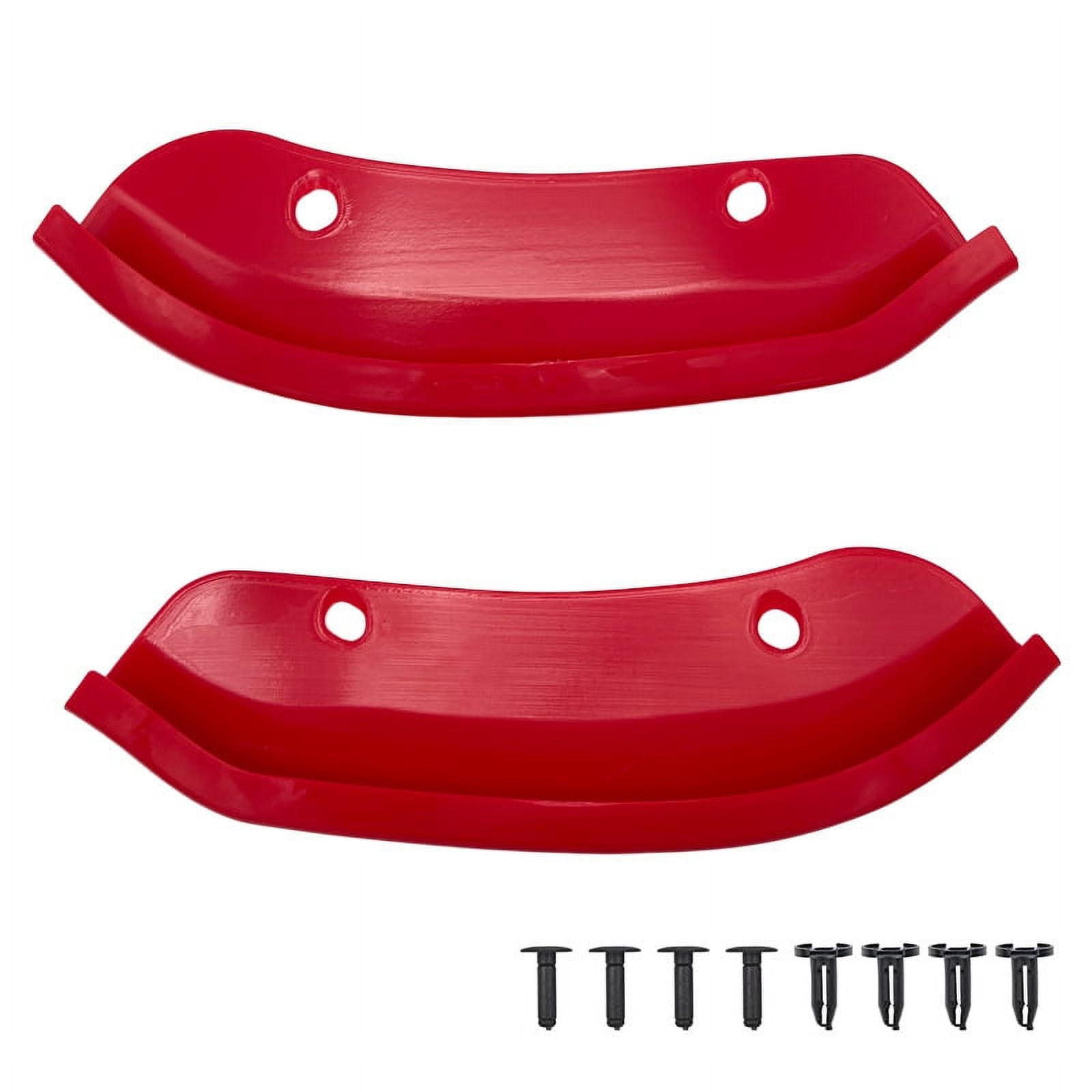 Red-Front Bumper Splitter for Dodge Challenger HellCat Widebody, Lower ...