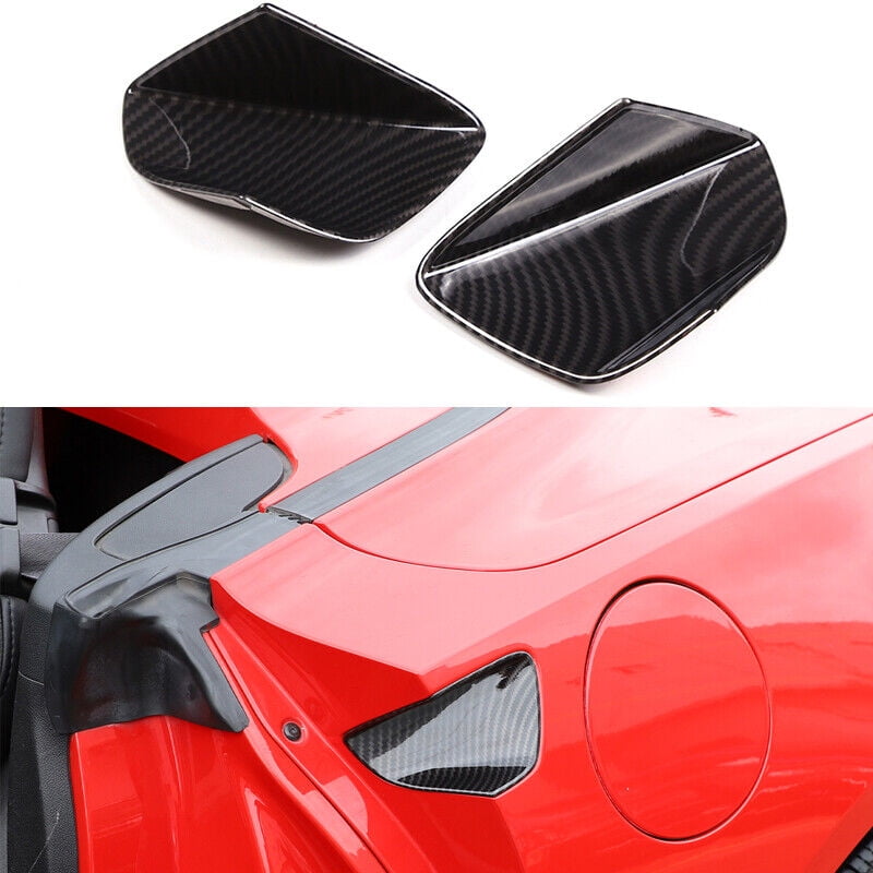 Red Front Lower Grille Intake Radiator Vent Trim for Corvette C7 2014 ...