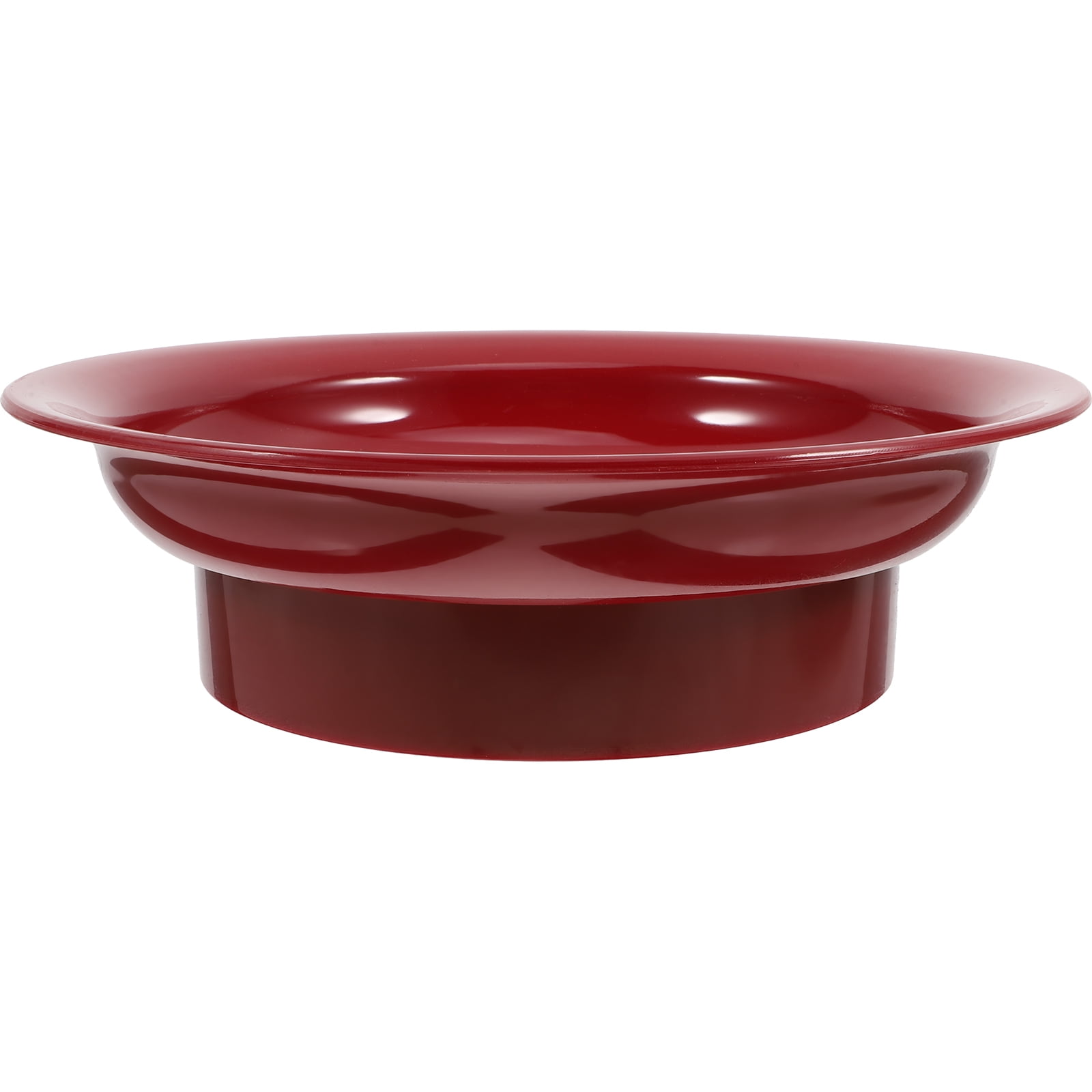 Red Fruit Bowl Fine Mesh Skimmer Spoon Tribute Plate - Walmart.com