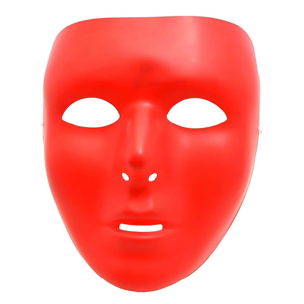 Walmart Red Full Face Mask for Masquerade and Theater Costume Party ...