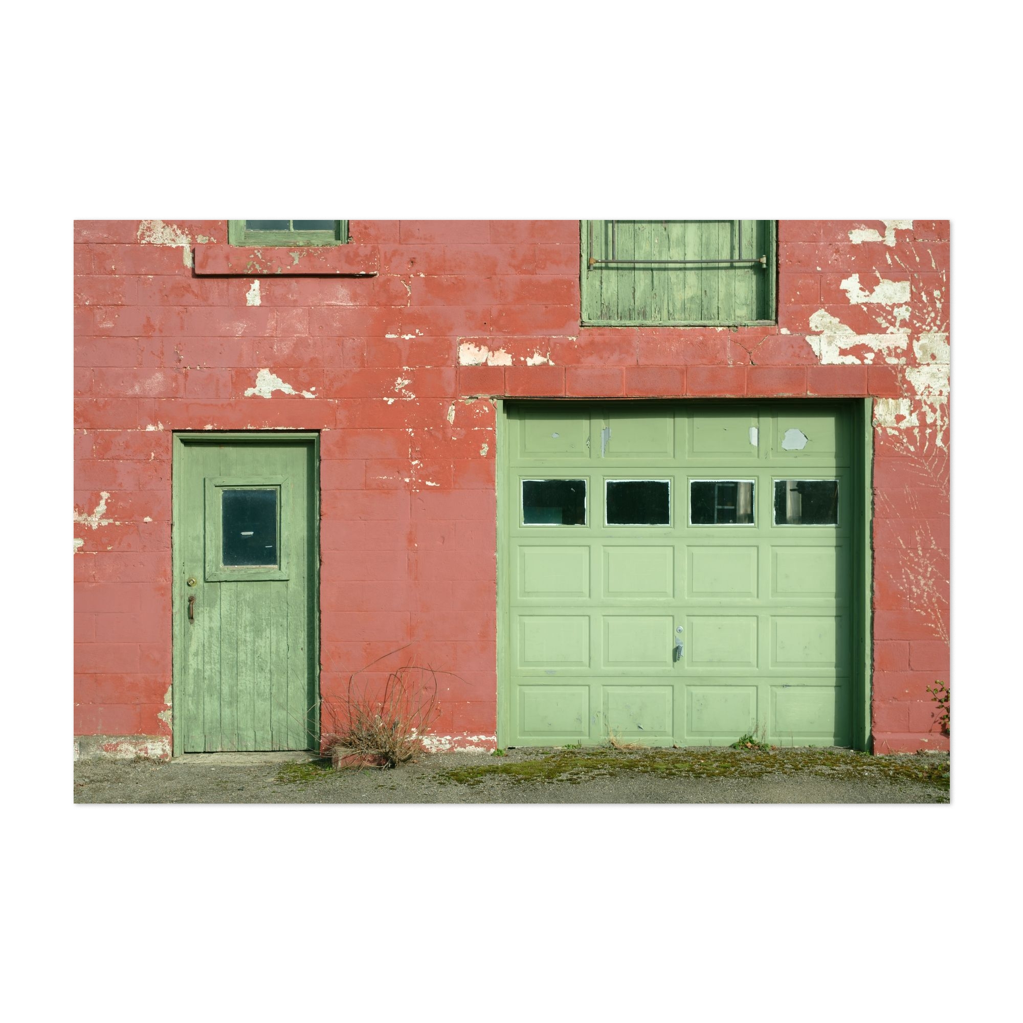 Red Garage, Westfield 02 - Westfield New York Photography Unframed Wall ...