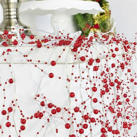 Red Garland - Led String Lights 16.4ft Battery Operated, Christmas ...