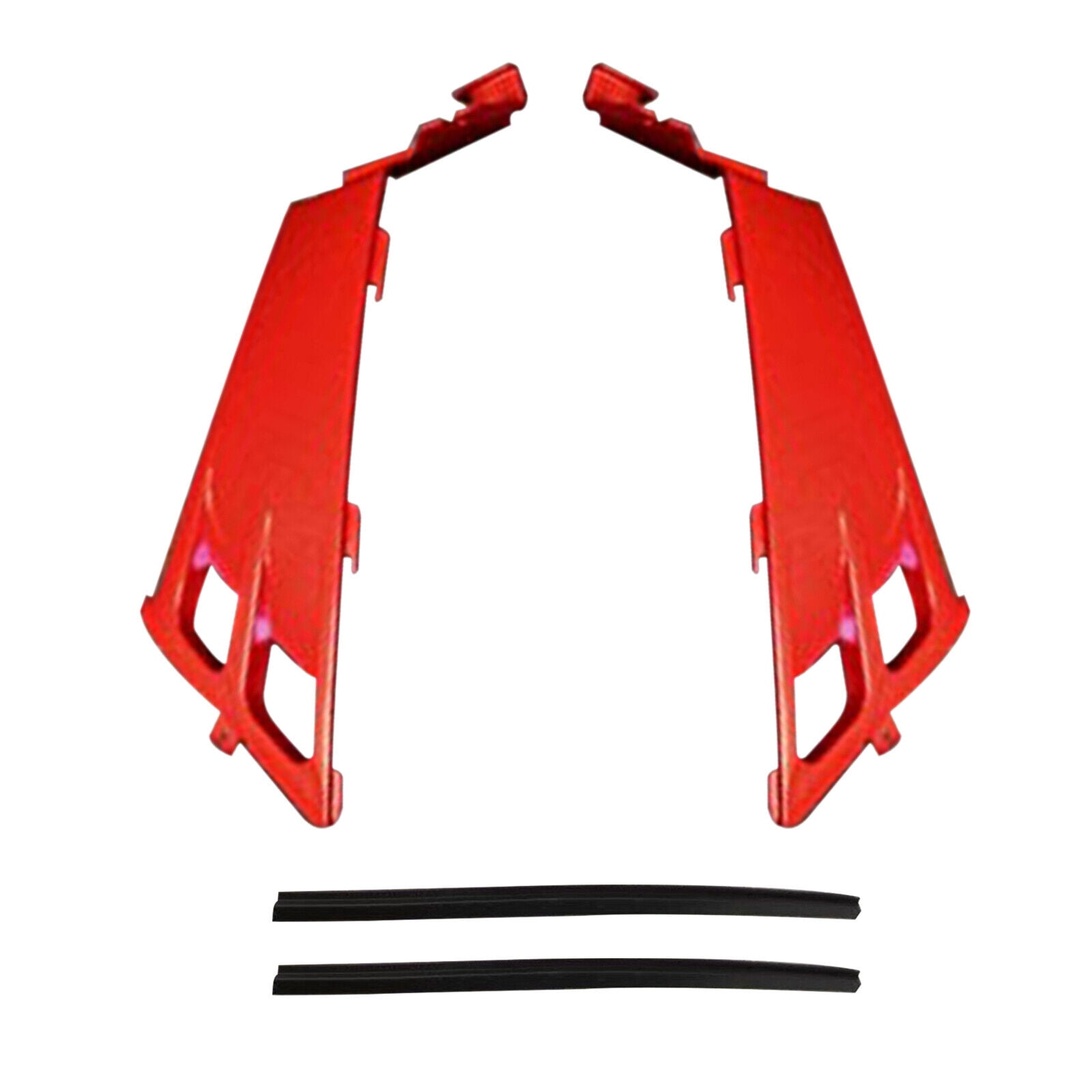 Red Gas Tank Side Covers Plastic Wrap Fit For 87-06 Yamaha Banshee 350 ...