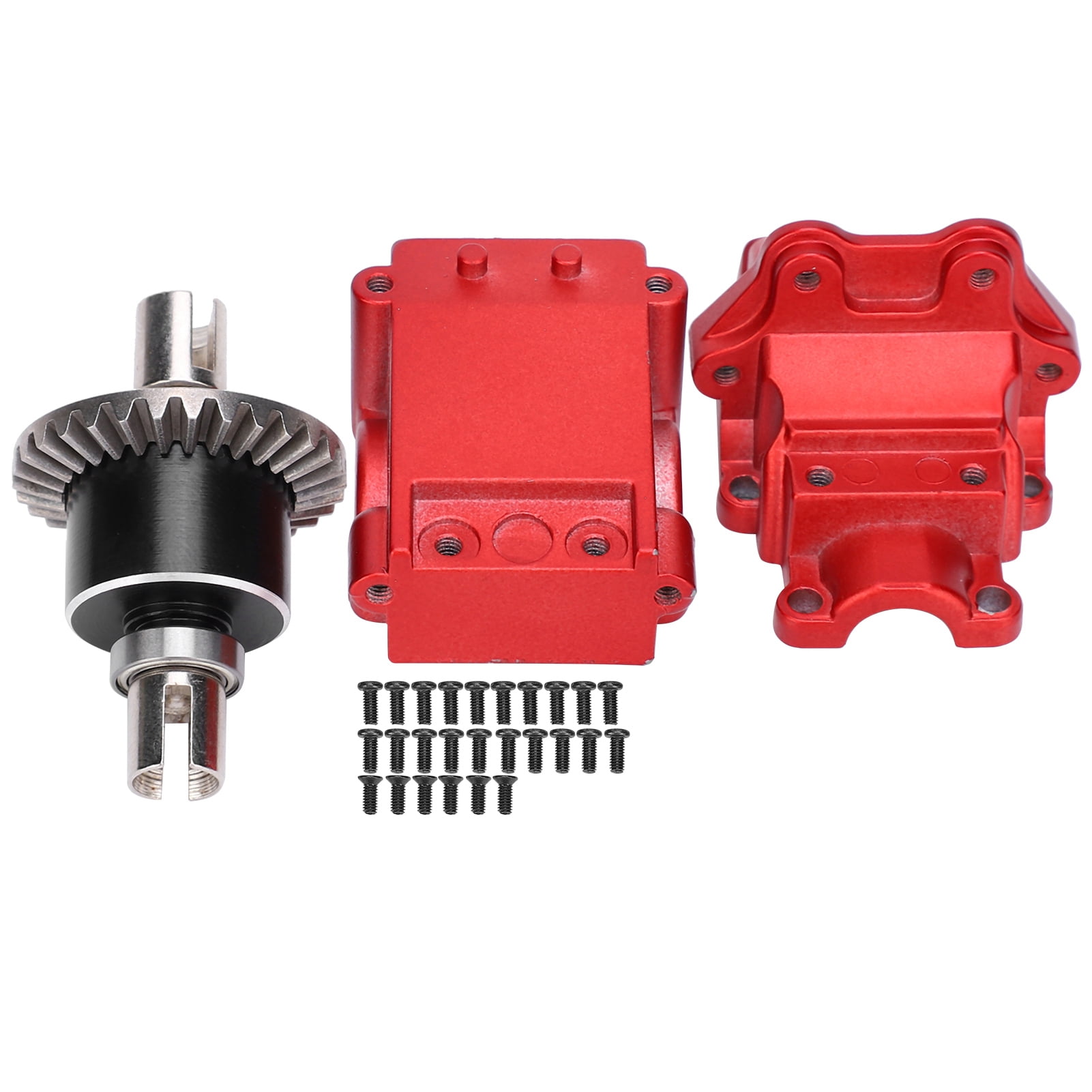 Red Gear Box with Metal Differential Kit for 144001 1/14 Remote Control ...