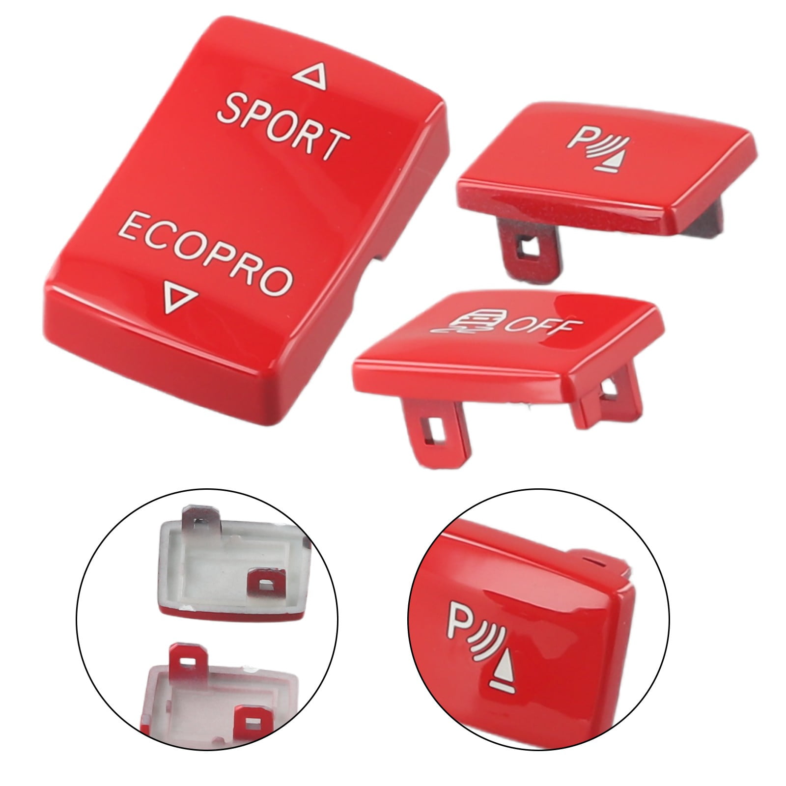 Red Gear Shift Button Cover For F20 F21 F22 F23 F30 F31 F34 F35 F32,F33 ...
