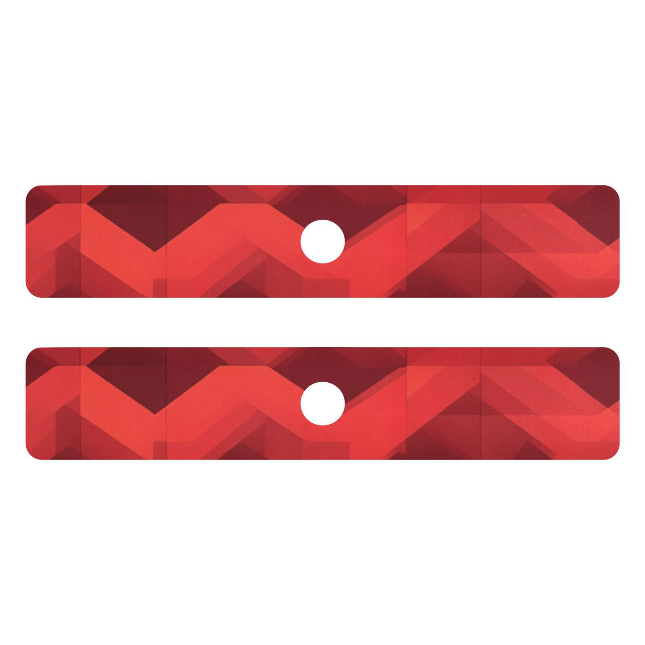 Red Geometric Patten Kitchen Sink Splash Guard, Silicone Sink Faucet ...