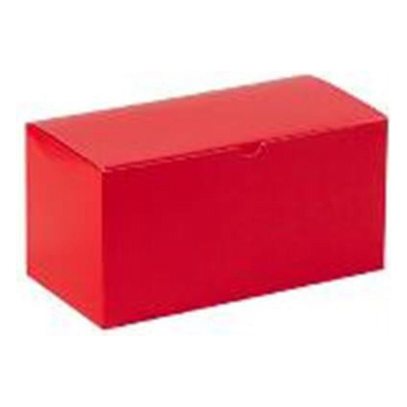 Box Partners GB126R 12 in. x 6 in. x 6 in. Holiday Red Gift Boxes ...