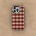 Red Gingham Pattern Soft Girl Aesthetic Phone Case for iPhone 11 12 13 ...