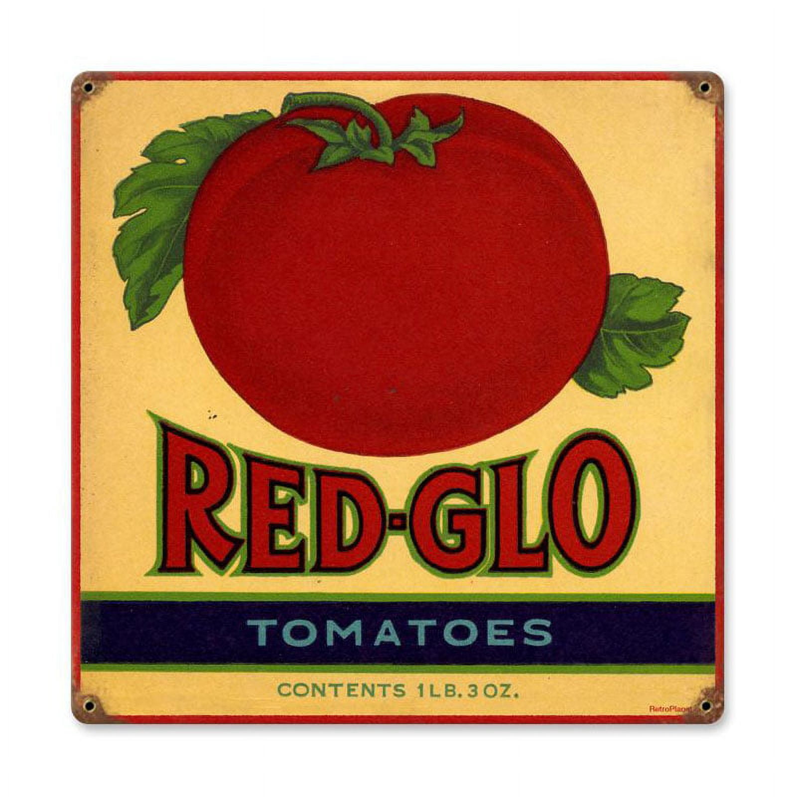 Red Glo Tomatoes Vintage Sign “Made in the USA with heavy gauge steel ...
