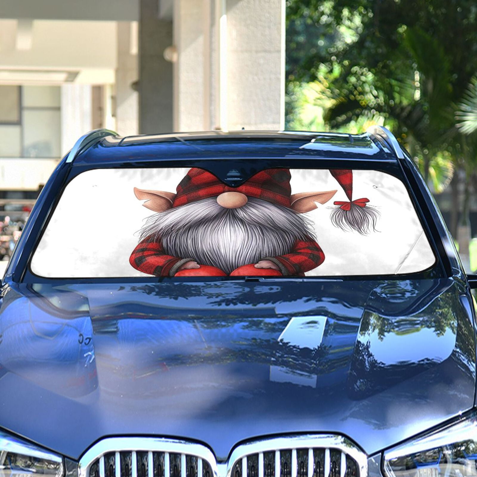 Red Gnome Heart Automotive Front Car Windshield Sun Shade Reflector ...