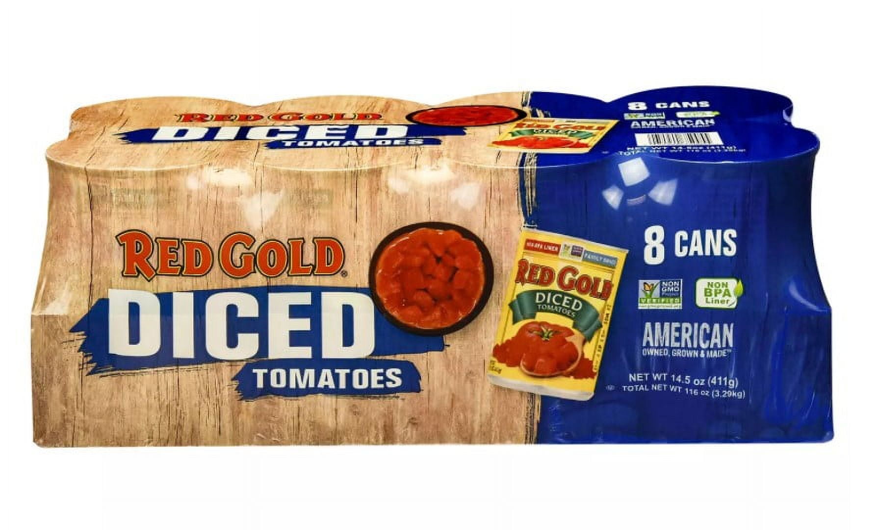 Red Gold Tomatoes Diced 14.5oz - CS of 8 - Case Sale - Walmart.com