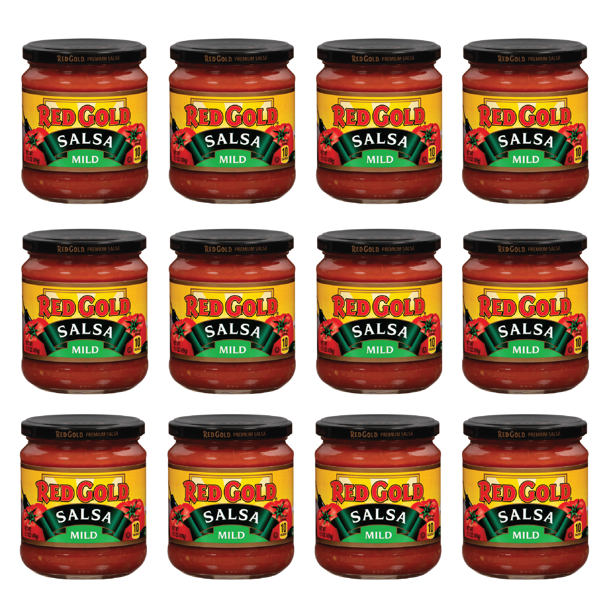 Red Gold Mild Salsa, No Artificial Colors, Flavors, or Preservatives ...
