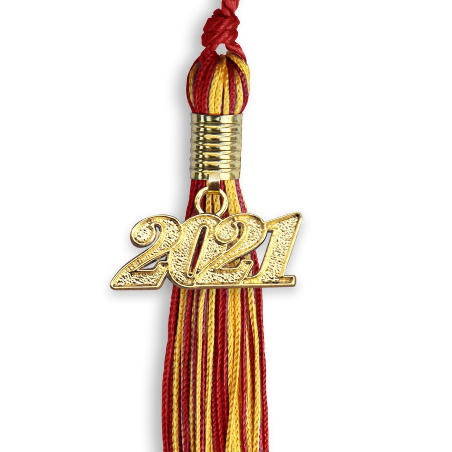 Red/Gold Mixed Color Graduation Tassel with Gold Date Drop - Walmart.com