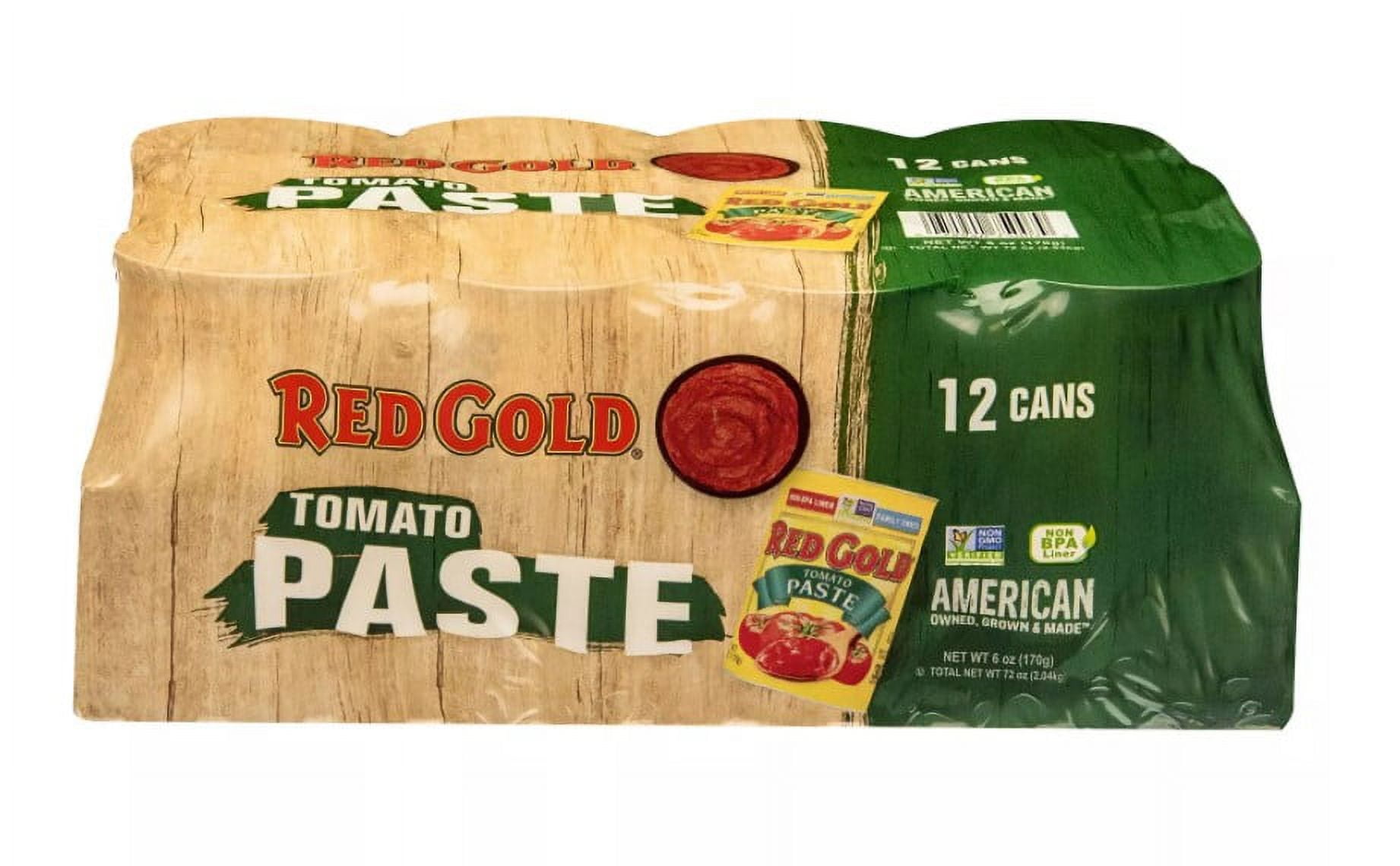 Red Gold Vine-Ripe Tomato Paste, Family Farm Grown, 6 oz. Cans (12 pk ...