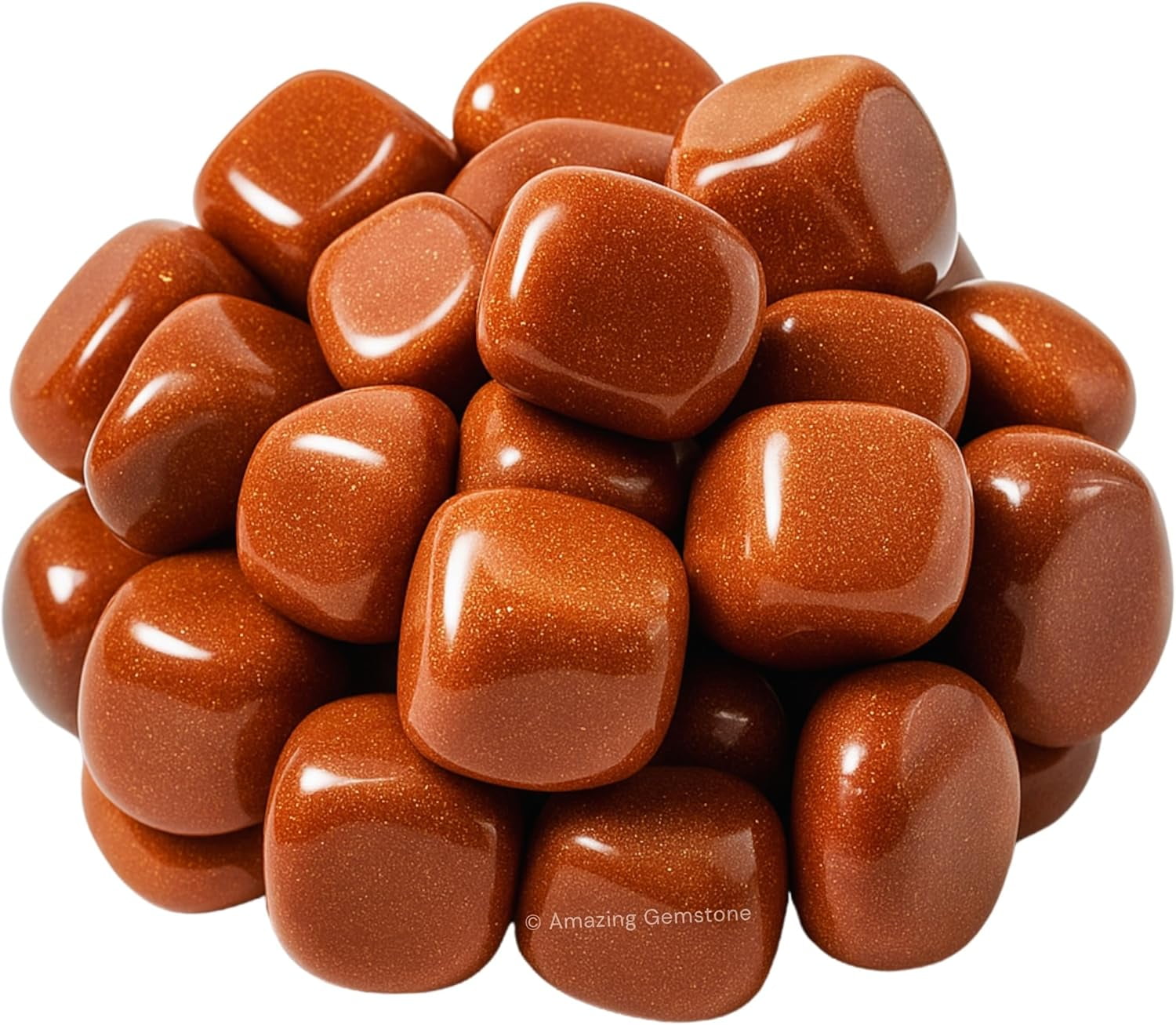 Red Goldstone Crystals and Healing Stones Tumbled - 1000+ Carats ...
