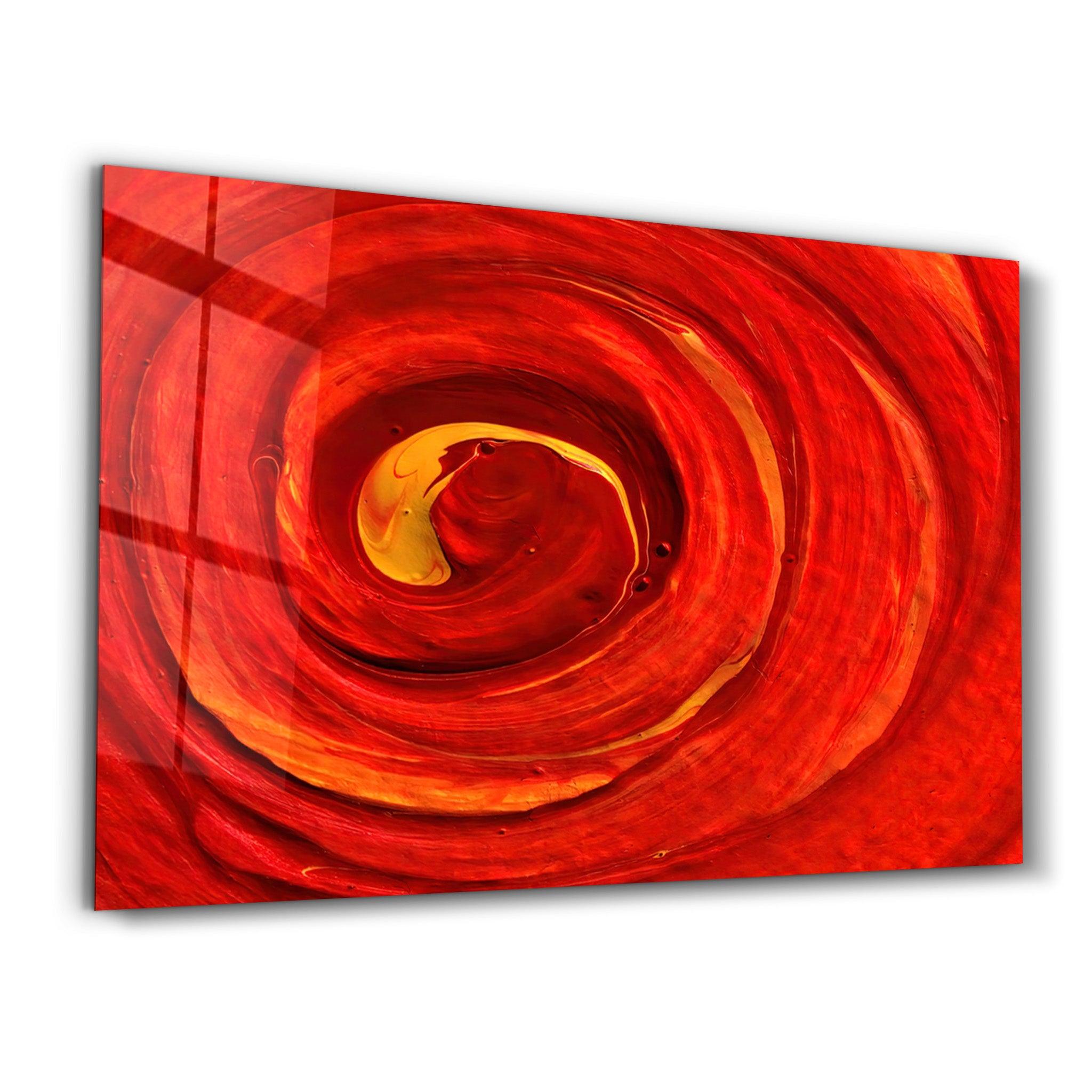 Red Gradient | Glass Wall Art - Walmart.com