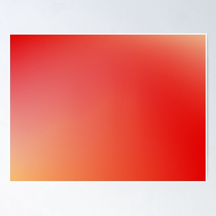 Red Gradient UNFRAMED Poster, 8x12 - Walmart.com
