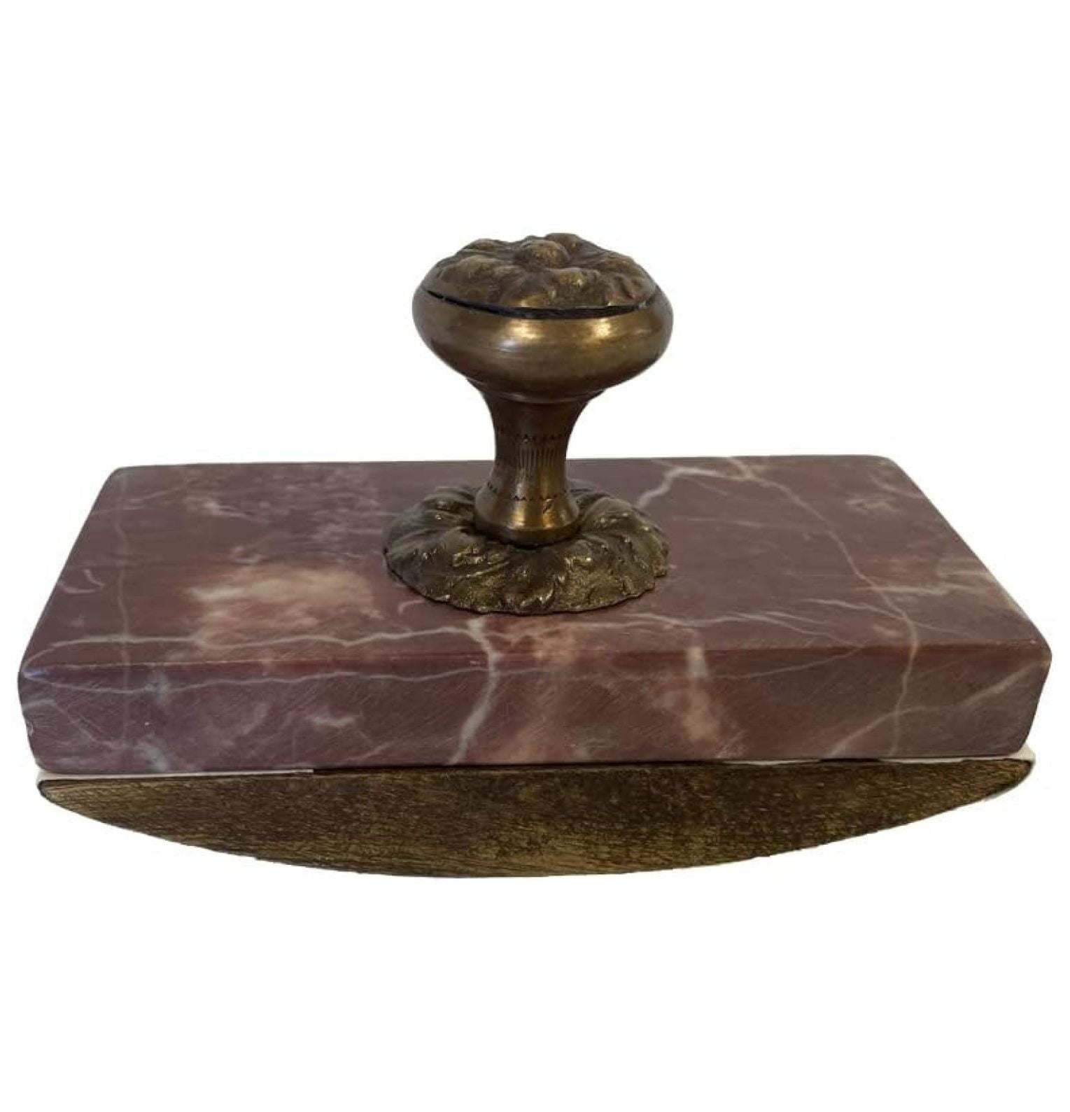 Red Granite Rocker Blotter - Antique Desk Blotter for Pen & Ink ...