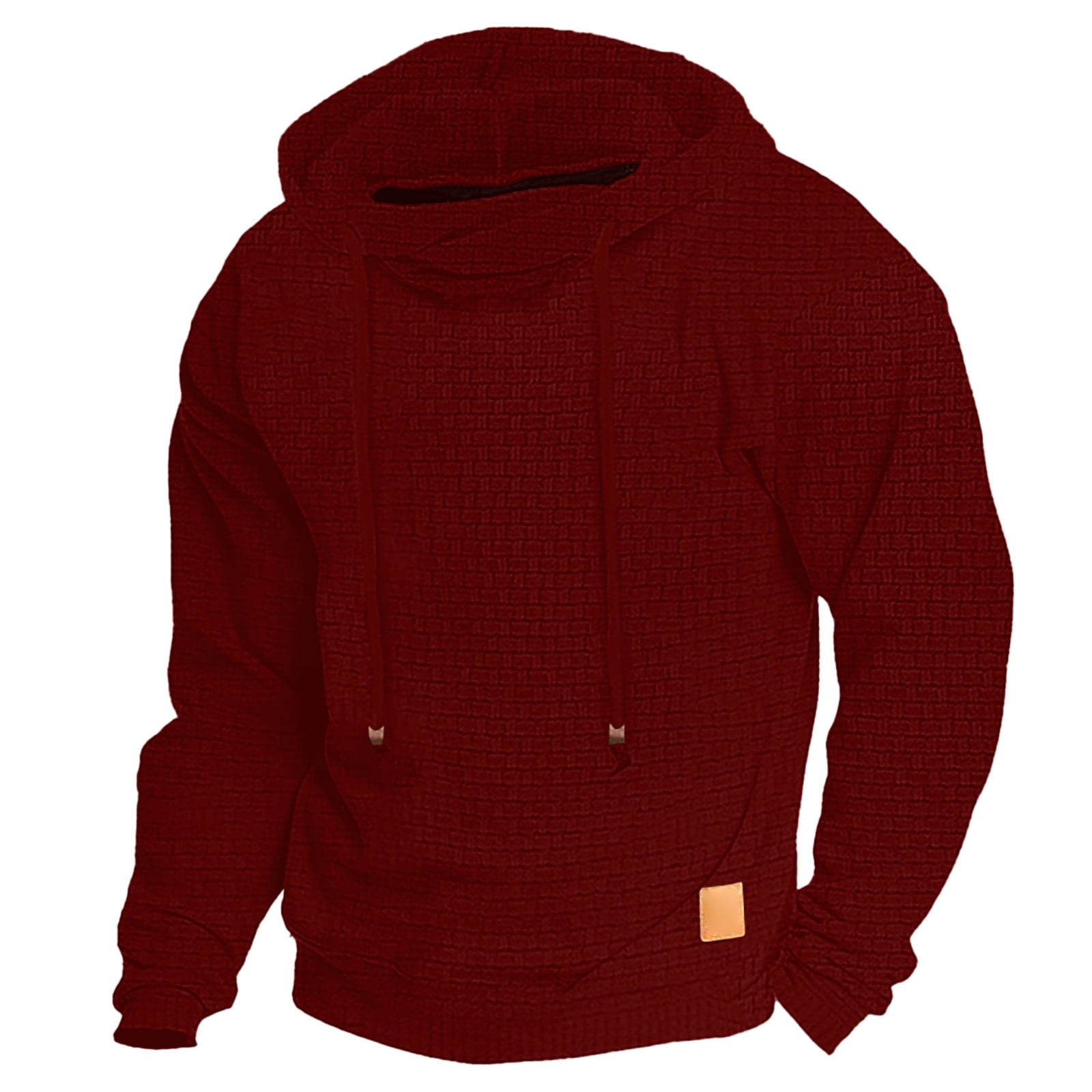Red Graphic Hoodies For Men, Polyester Carhartt Hoodie, Cropped ...
