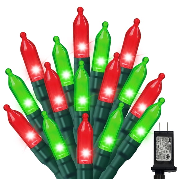 Red And Green Christmas Lights Outdoor