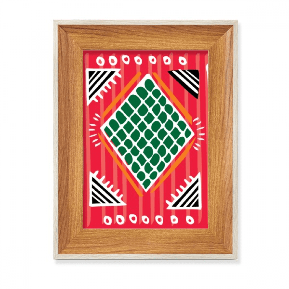 Red Green Line Mexico Totems Ancient Civilization Desktop Wooden Photo ...