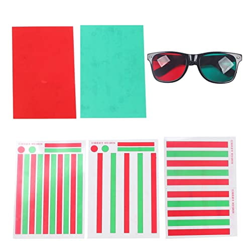 Red Green Vision Correction Cards, Amblyopia Stereo Eye Training ...